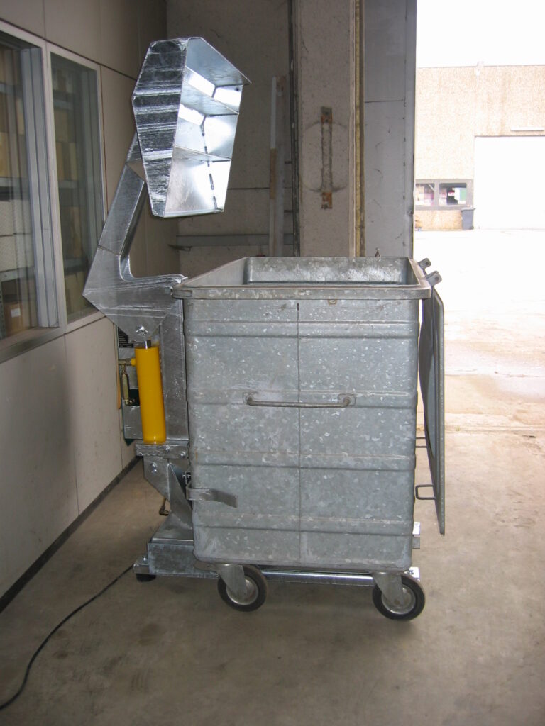 Container press for 800l containers - Hunkeler Systeme AG